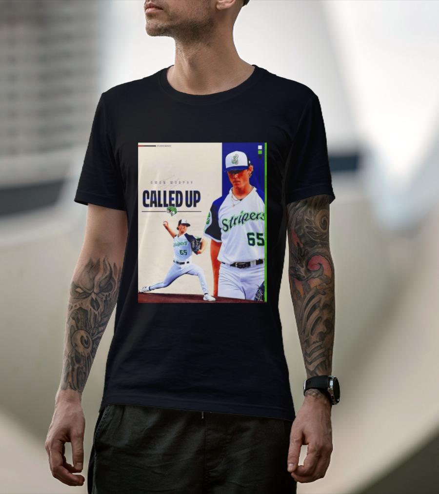 Owen Murphy Called Up Stripers 65 Player Announcement T-Shirt