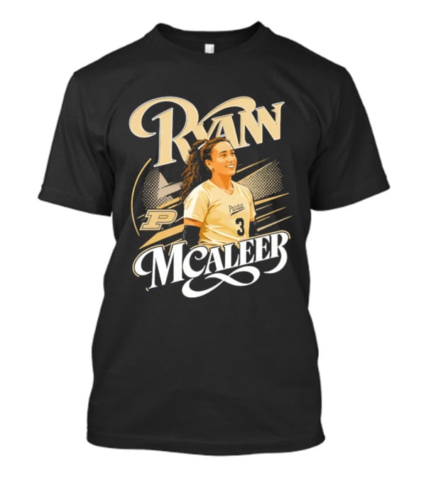 Ryan McAleer Purdue Number 3 NCAA College Athletics T-Shirt