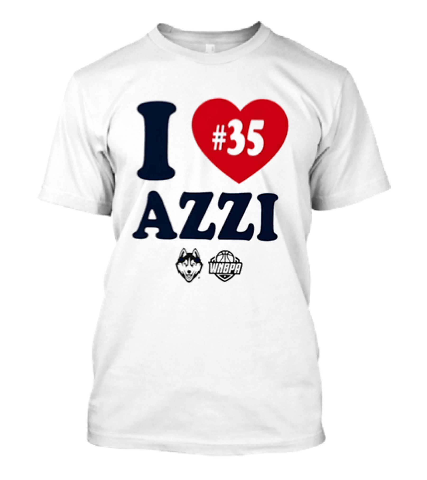 Dallas Wings Basketball I Love Azzi Fudd Number 35 T-Shirt