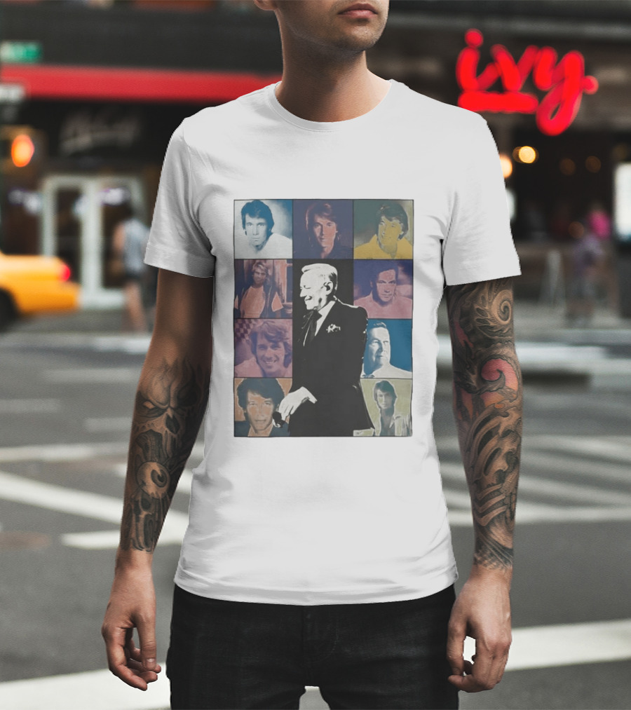 Roland Kaiser Ein Leben Für Die Musik Pop Art Tribute Collage T-Shirt