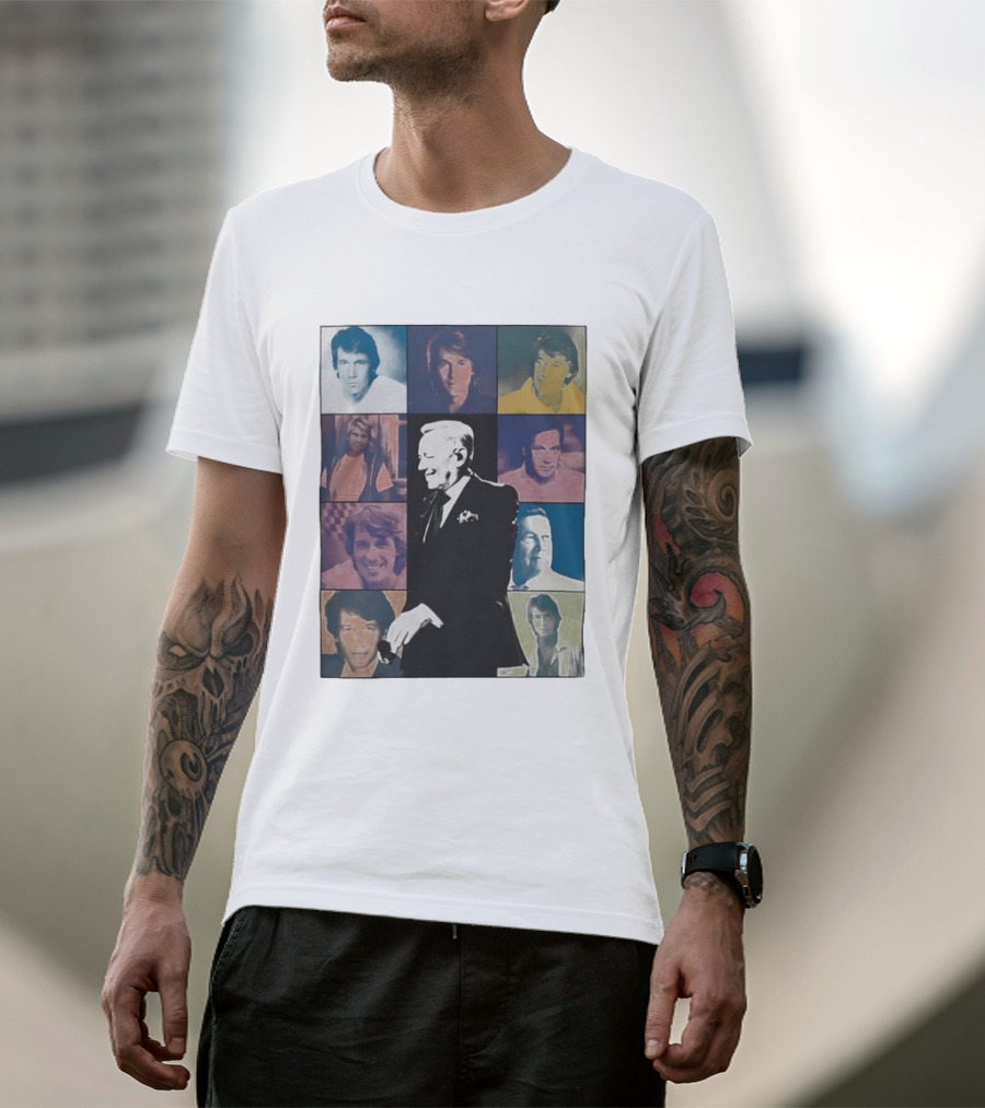 Roland Kaiser Ein Leben Für Die Musik Pop Art Tribute Collage T-Shirt