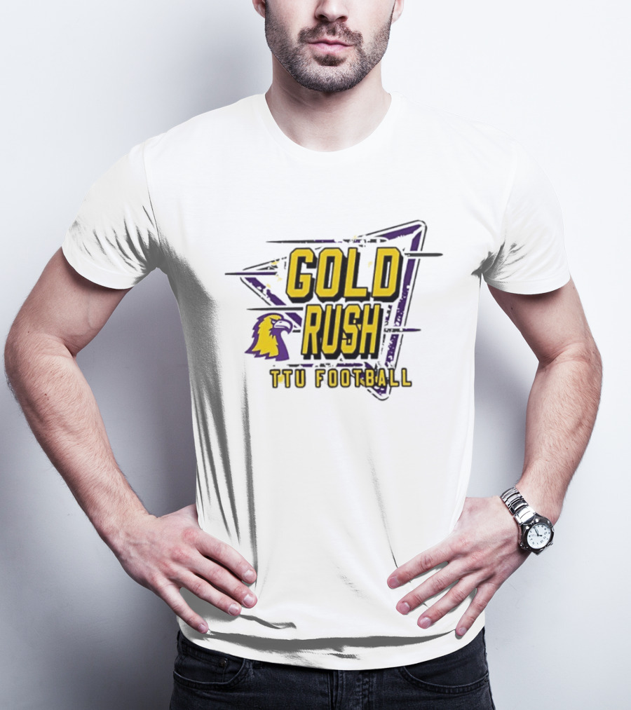 Gold Rush TTU Football Tennessee Tech Golden Eagles T-Shirt