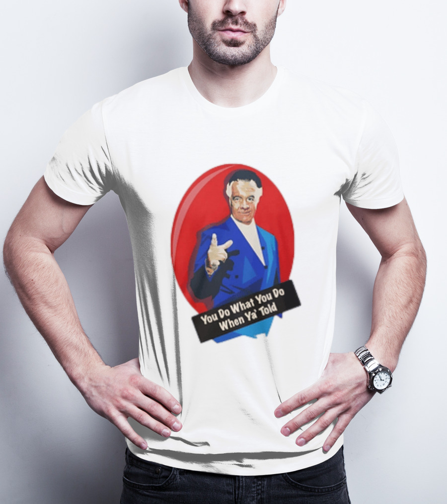 The Sopranos Paulie Walnuts Gualtieri You Do What You Do When Ya Told T-Shirt