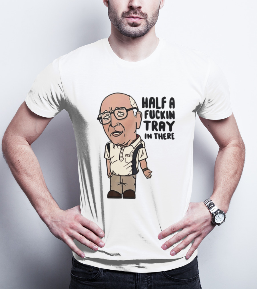 The Sopranos Uncle Junior Half A Fuckin Tray In There Cartoon T-Shirt