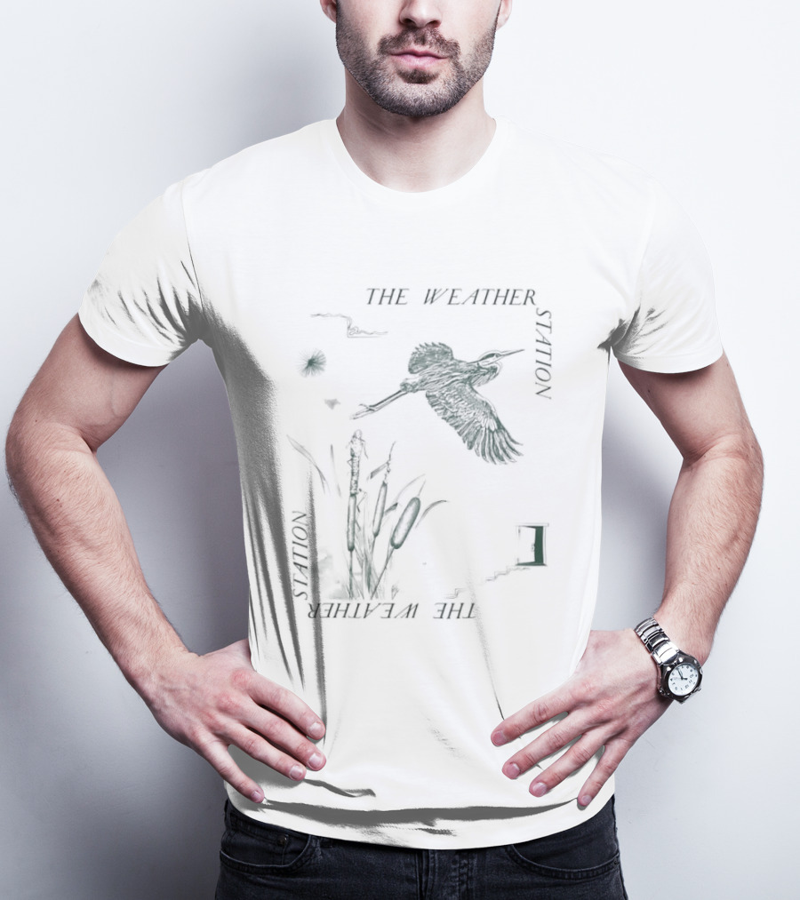 The Weather Station Heron Wild Peppler Hill T-Shirt