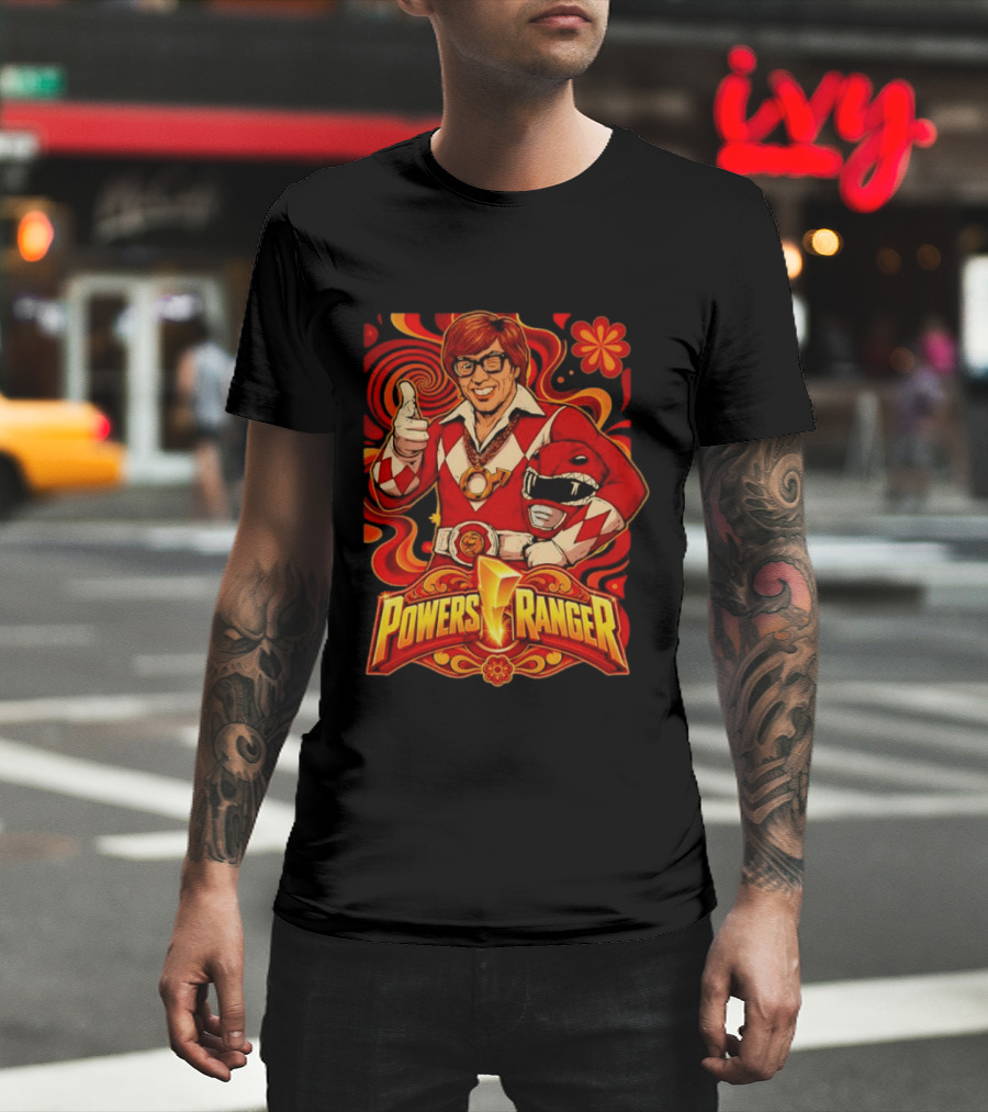 Powers Ranger Austin Powers Power Rangers T-Shirt