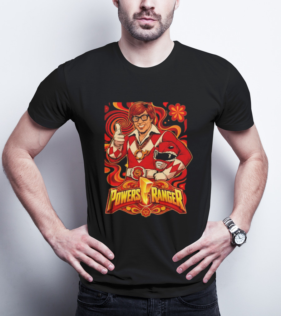 Powers Ranger Austin Powers Power Rangers T-Shirt