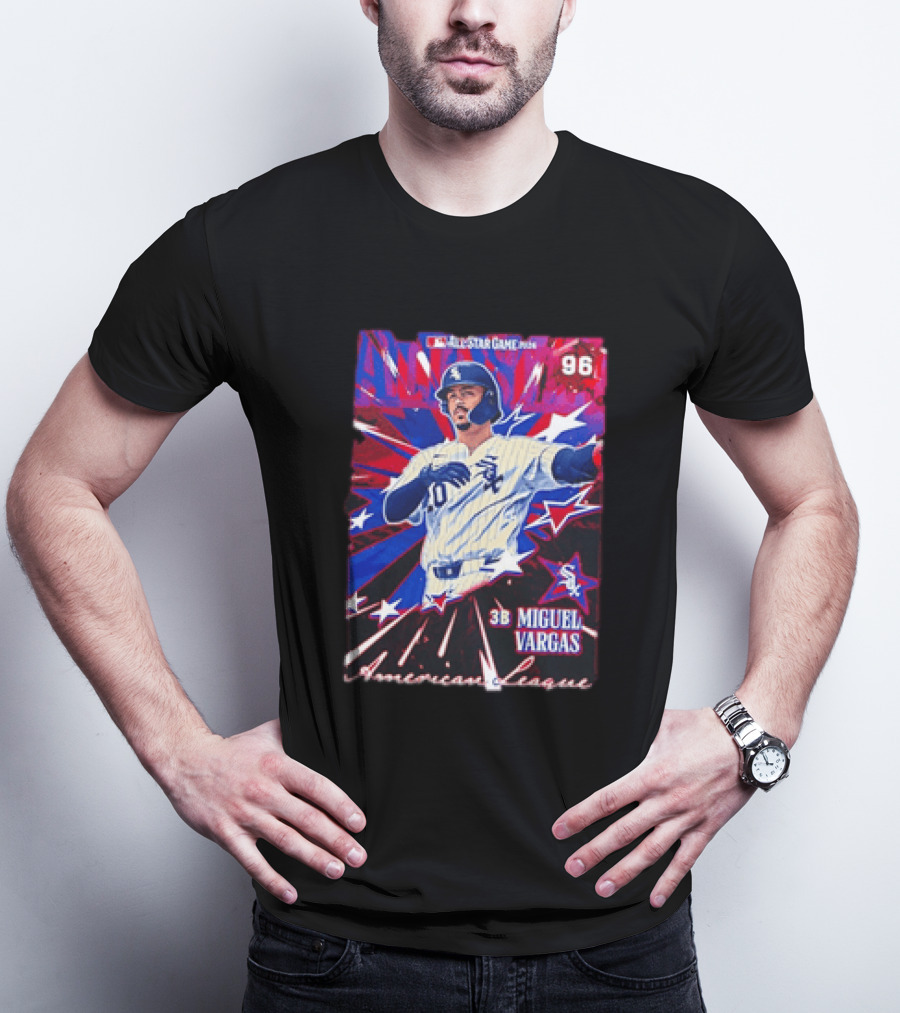 MLB All Star Game 2026 Miguel Vargas Chicago White Sox 3B American League 96 T-Shirt