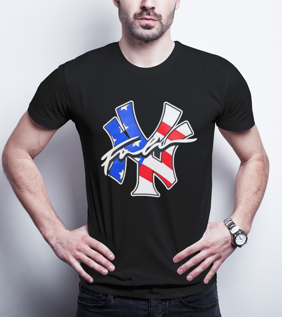 MLB New York Yankees Stars And Stripes American Flag T-Shirt