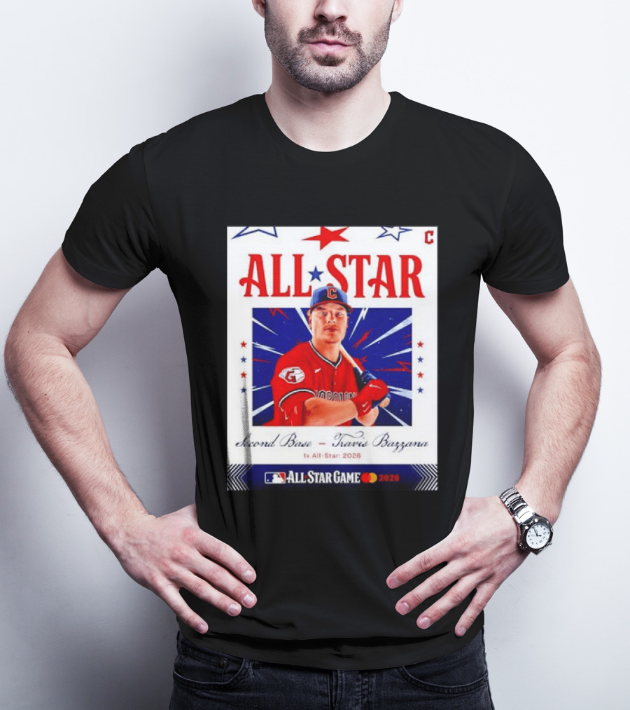 Travis Bazzana 2026 MLB All Star Game Second Base Player Card T-Shirt