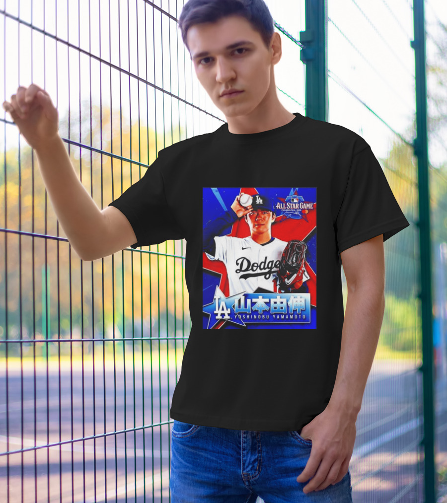 Los Angeles Dodgers Yoshinobu Yamamoto 2026 All Star Game Baseball T-Shirt
