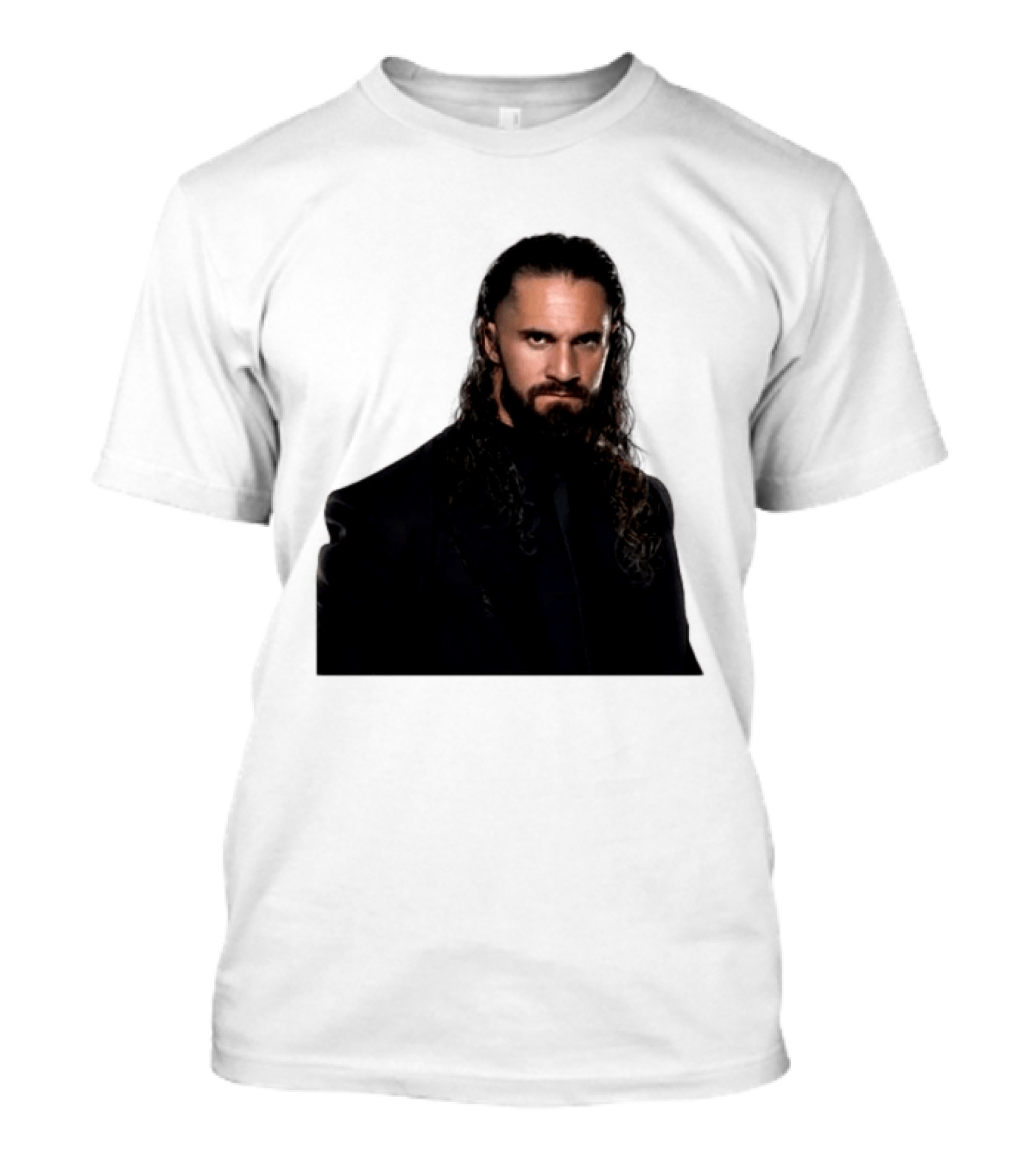 Seth Rollins Has A New Render Intense Gaze And Long Hair T-Shirt