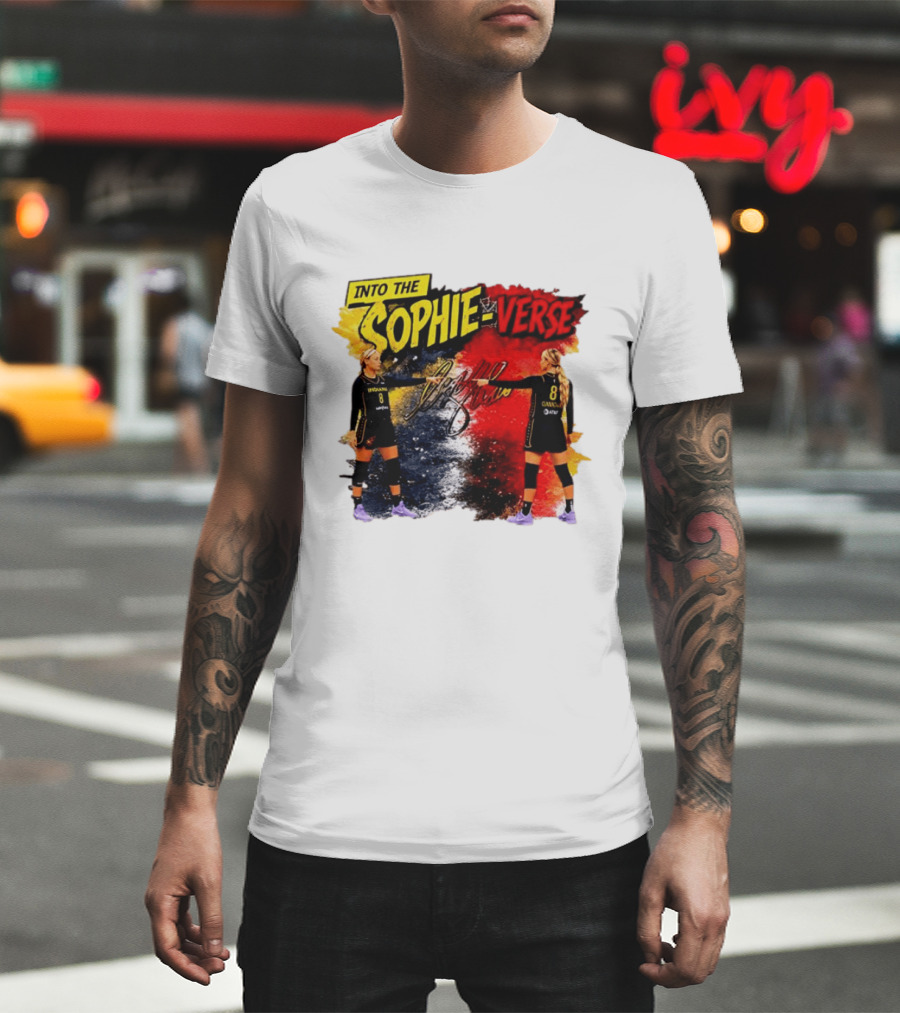 Into The Sophie Verse Sophie Cunningham Indiana Fever WNBA T-Shirt