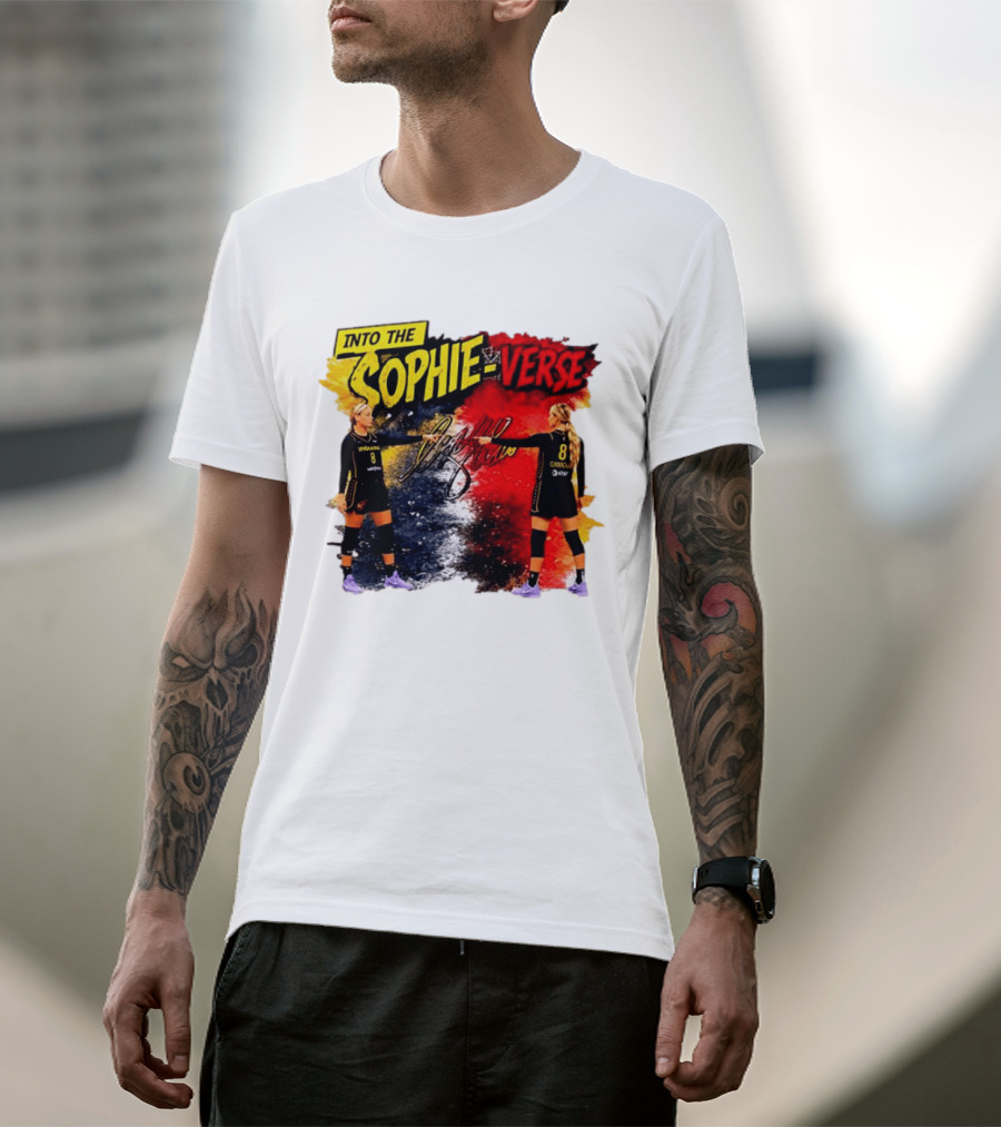 Into The Sophie Verse Sophie Cunningham Indiana Fever WNBA T-Shirt