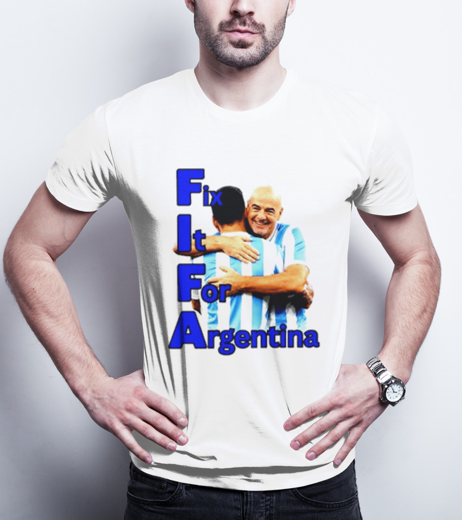 Fix It For Argentina FIFA Hug T-Shirt