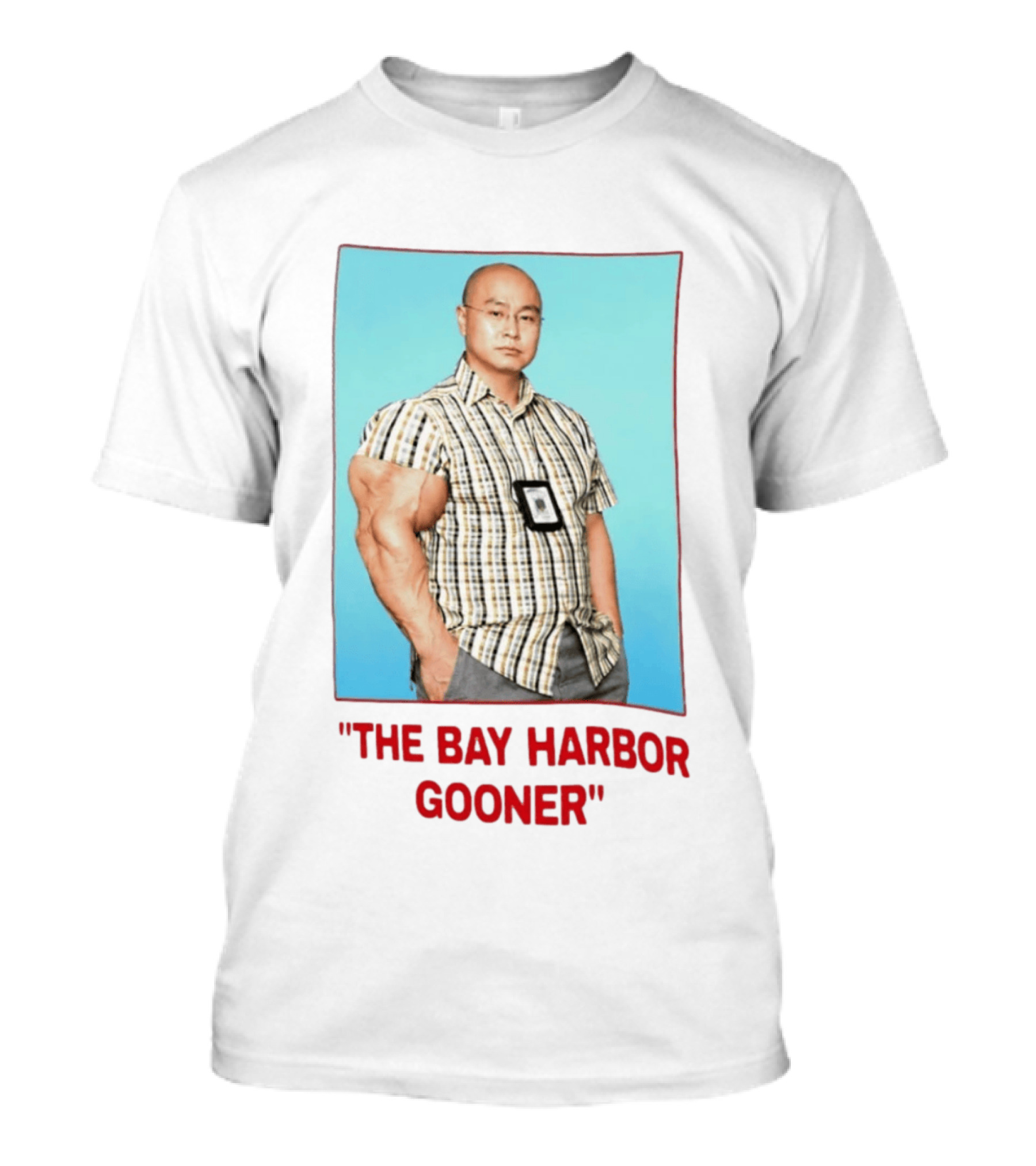 The Bay Harbor Gooner Dexter Masuka Meme Buff T-Shirt