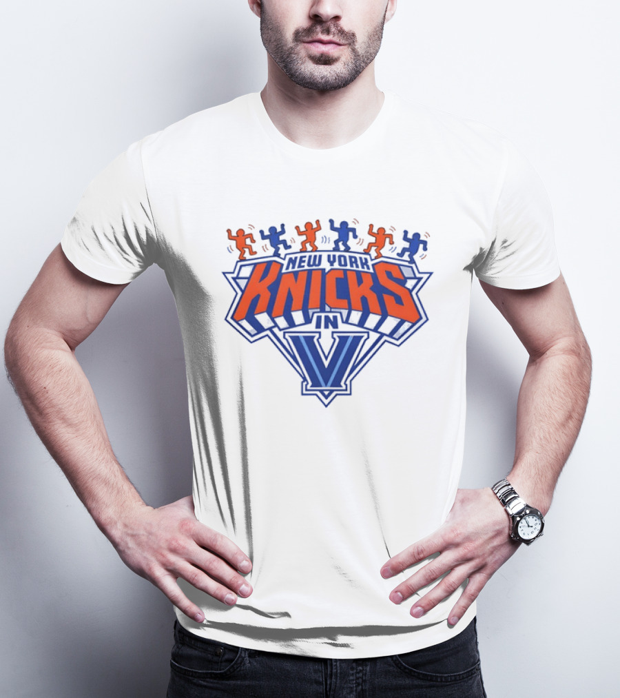 New York Knicks Vs Villanova 2026 Basketball Game Event T-Shirt