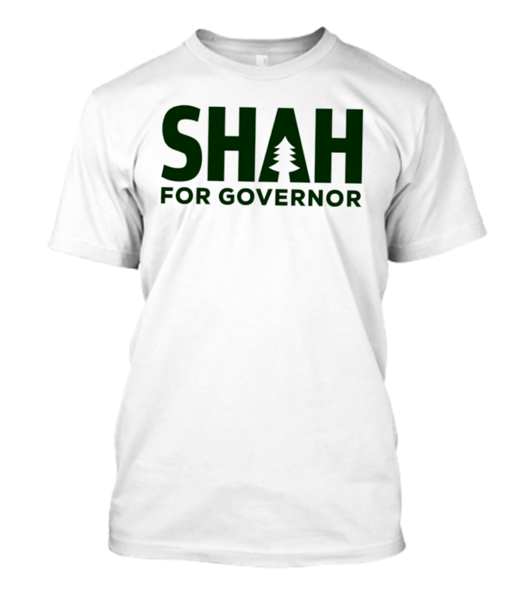 SHAH For Governor 2026 Tree T-Shirt