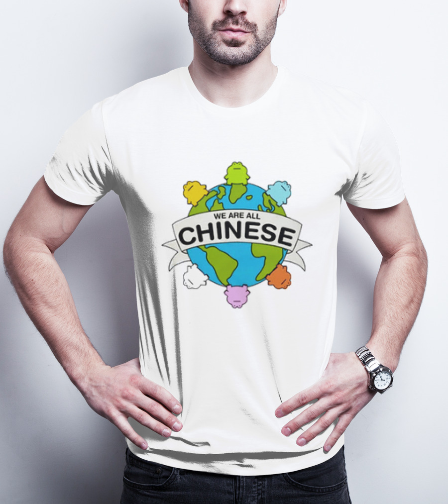 We Are All Chinese Frog Earth Globe Diversity T-Shirt