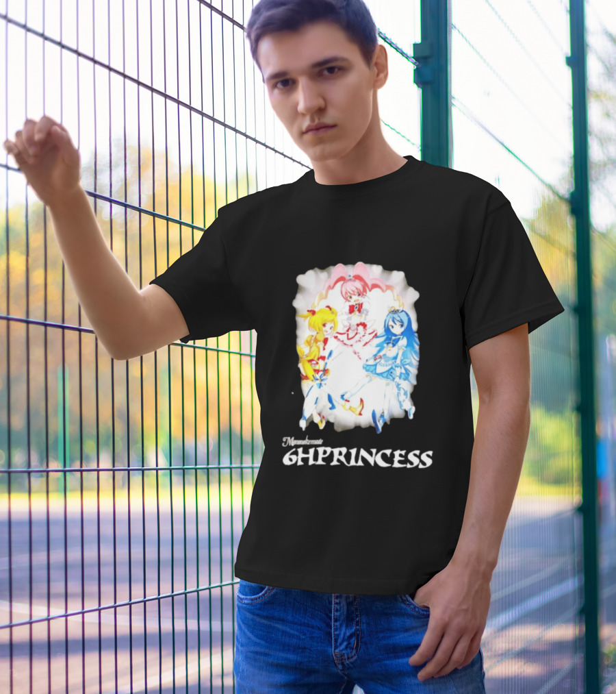 Mononoke 6HPPrincess Anime Characters Colorful Trio T-Shirt