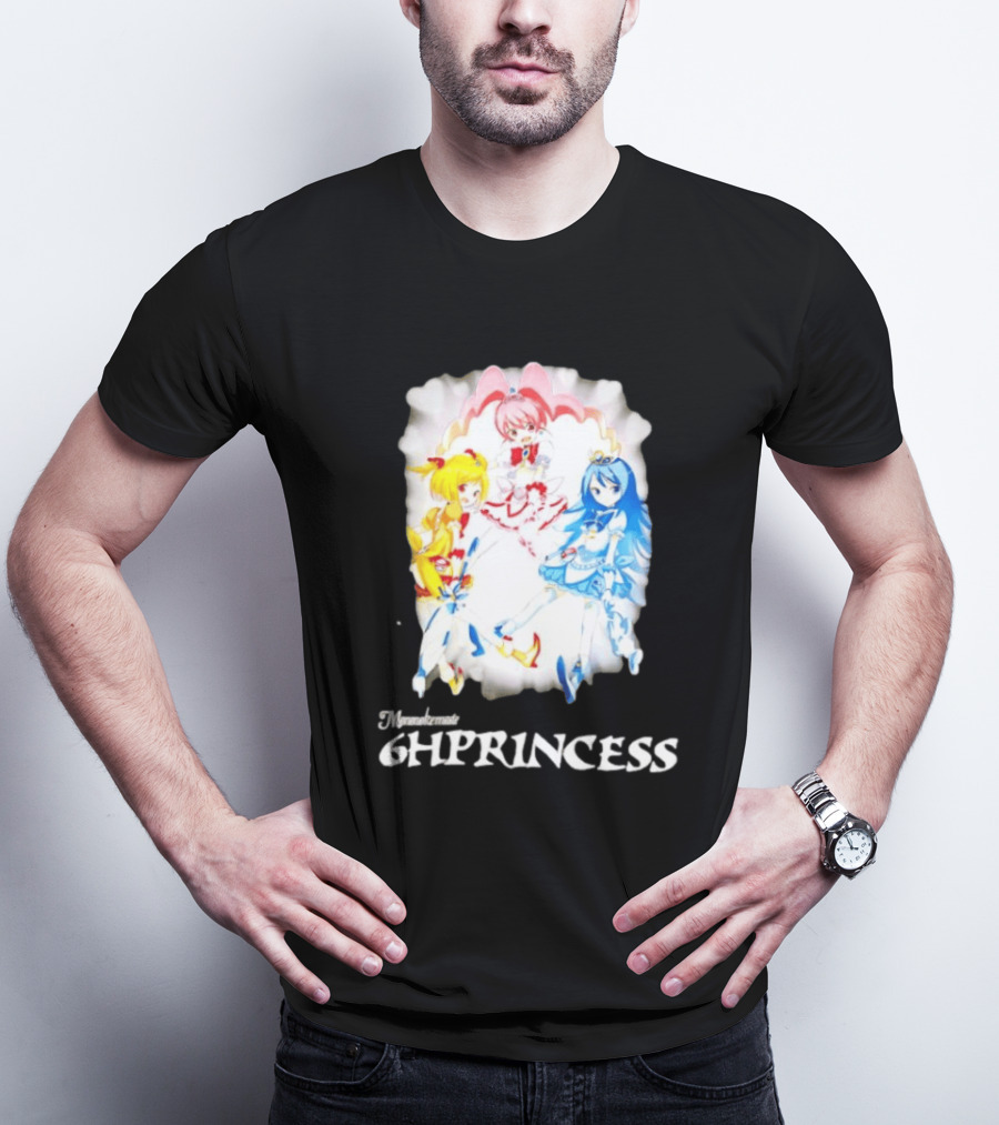 Mononoke 6HPPrincess Anime Characters Colorful Trio T-Shirt