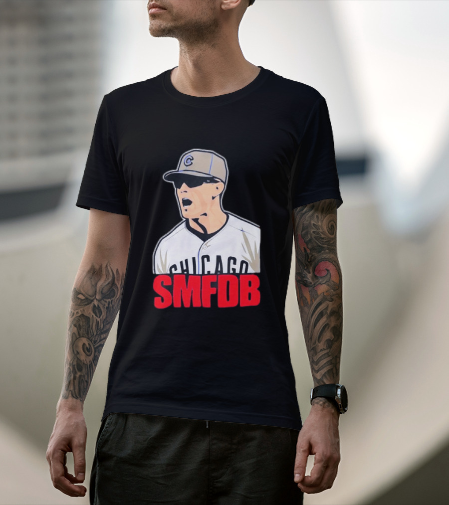 Chicago Cubs SMFDB Manager Yelling Iconic Baseball Team Fan T-Shirt