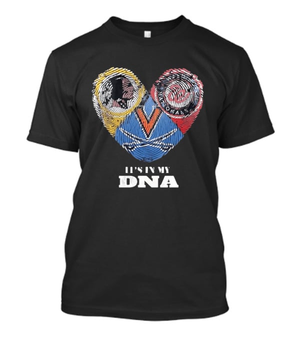 Virginia Cavaliers It's In My DNA Unique Fingerprint T-Shirt