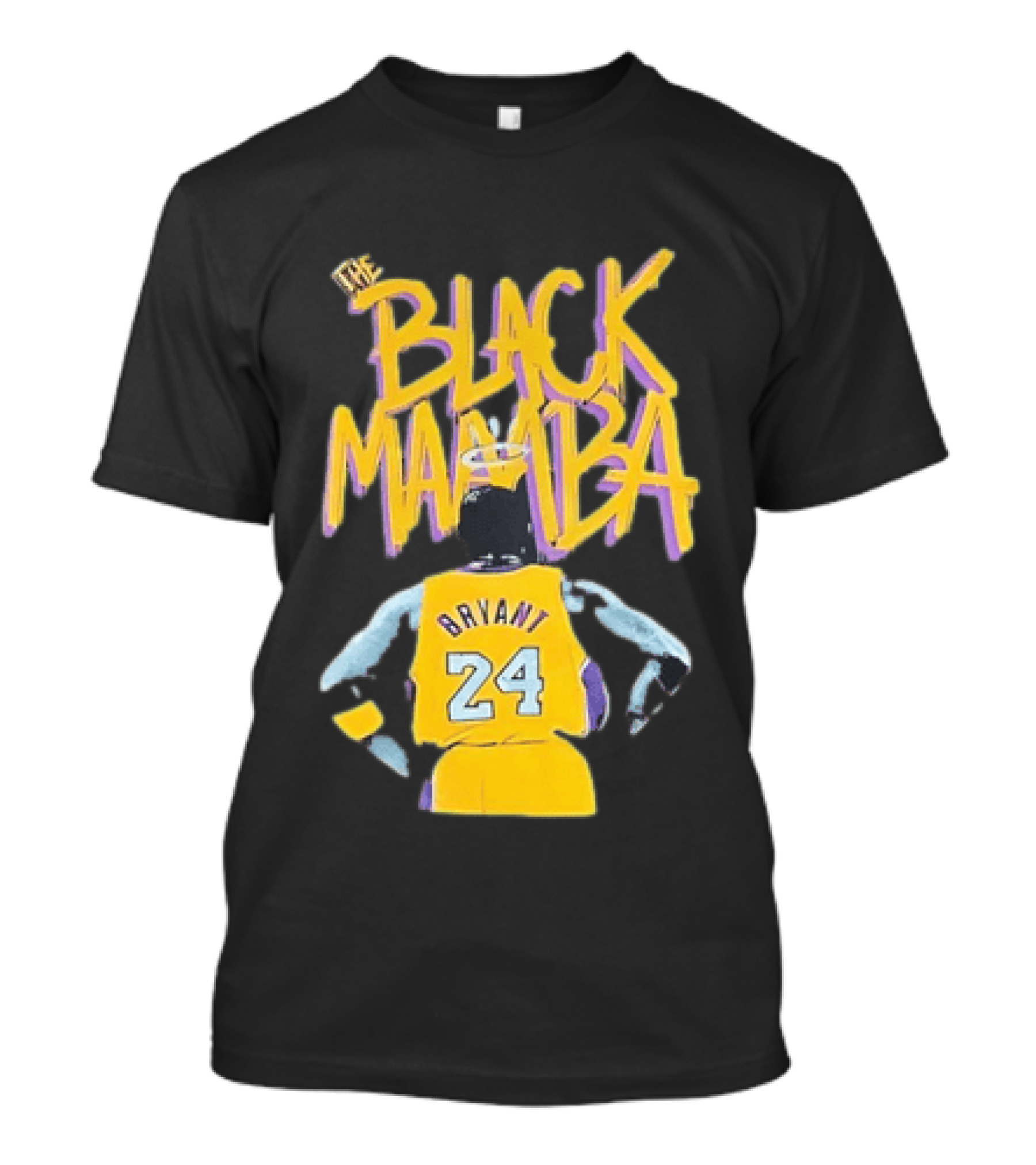 The Black Mamba Bryant 24 Los Angeles Lakers T-Shirt