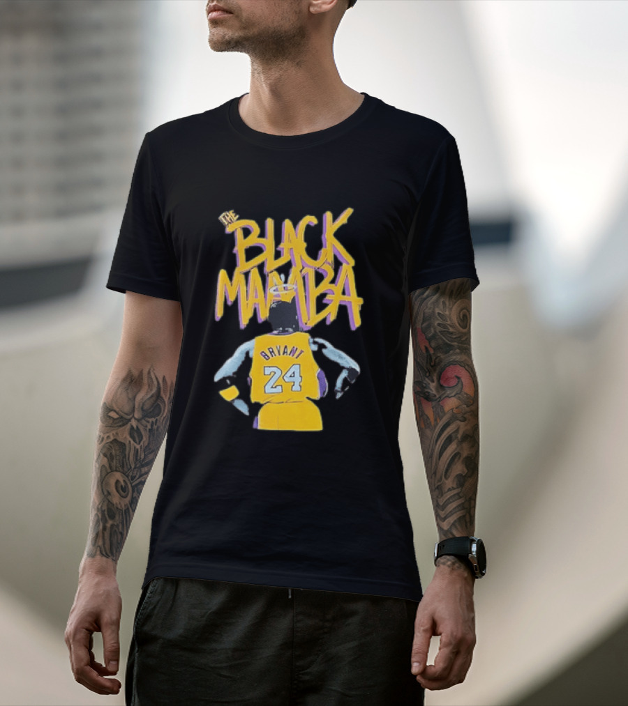 The Black Mamba Bryant 24 Los Angeles Lakers T-Shirt