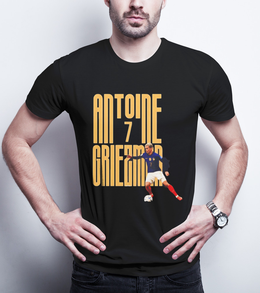 Antoine Griezmann 7 France Football Dribbling T-Shirt