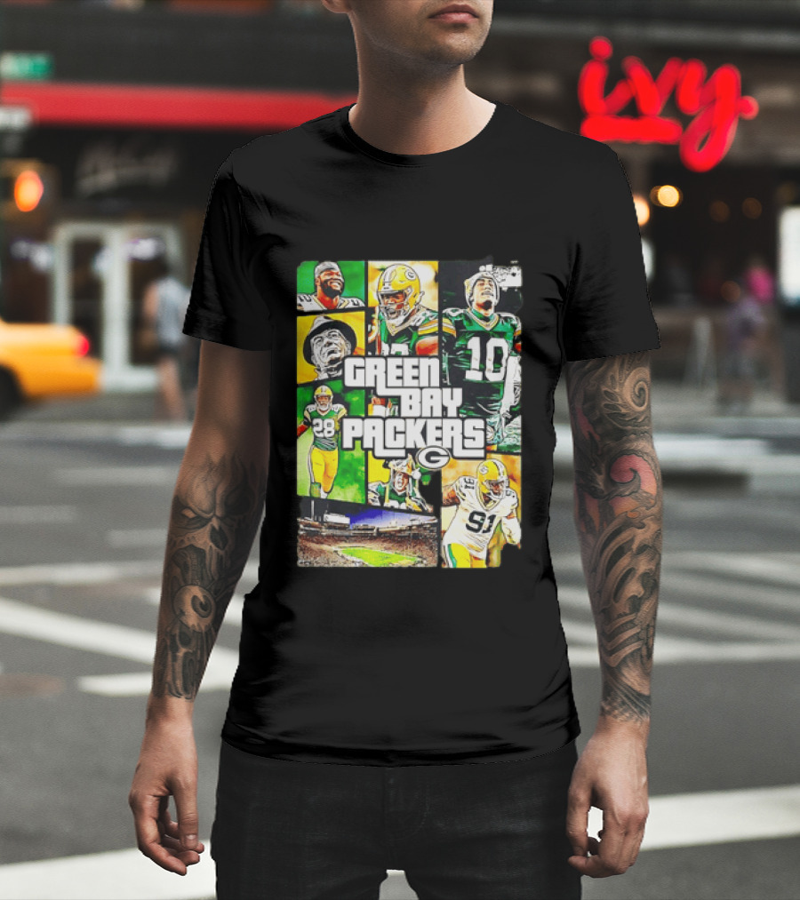 Green Bay Packers Football NFL Team Fan Merchandise T-Shirt