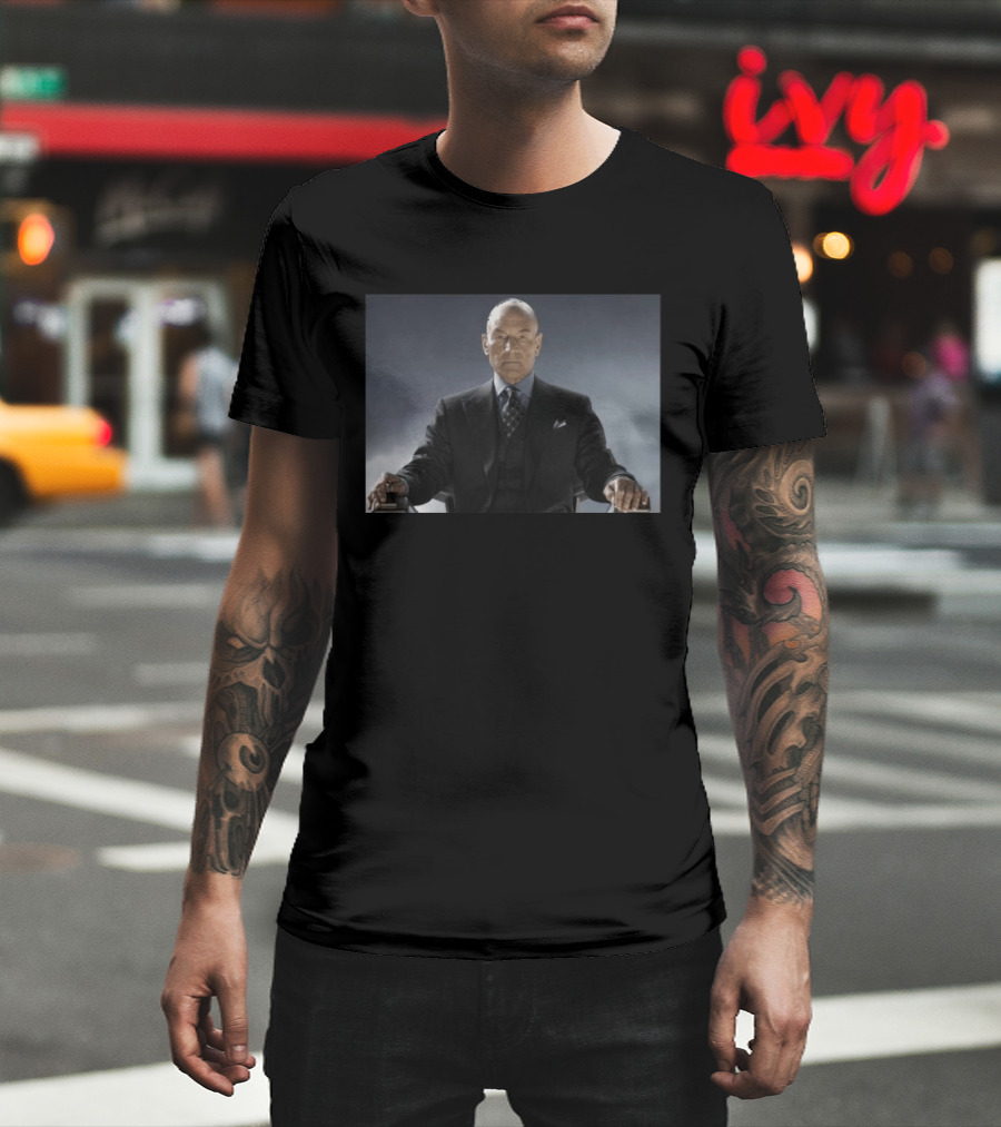 Patrick Stewart Never Retires Iconic Star Role Suit Image T-Shirt