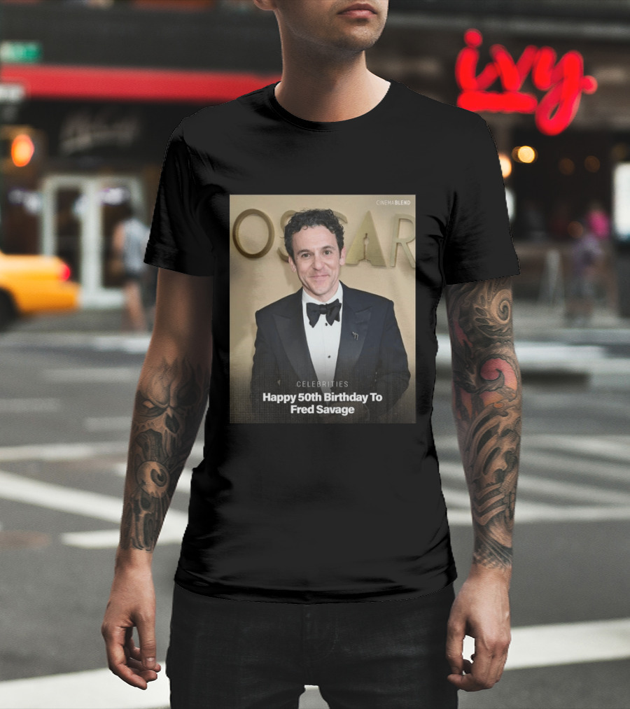Happy 50th Birthday To Fred Savage CinemaBlend Celebrities T-Shirt