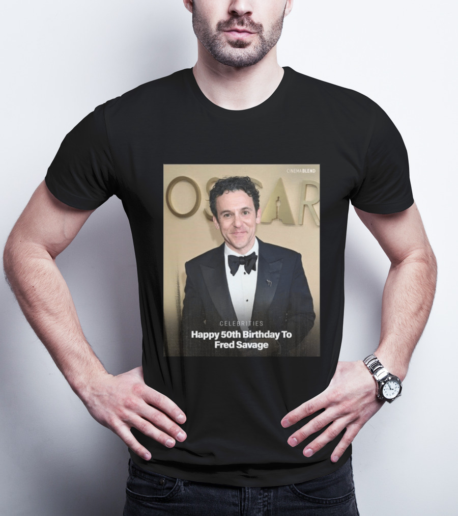 Happy 50th Birthday To Fred Savage CinemaBlend Celebrities T-Shirt