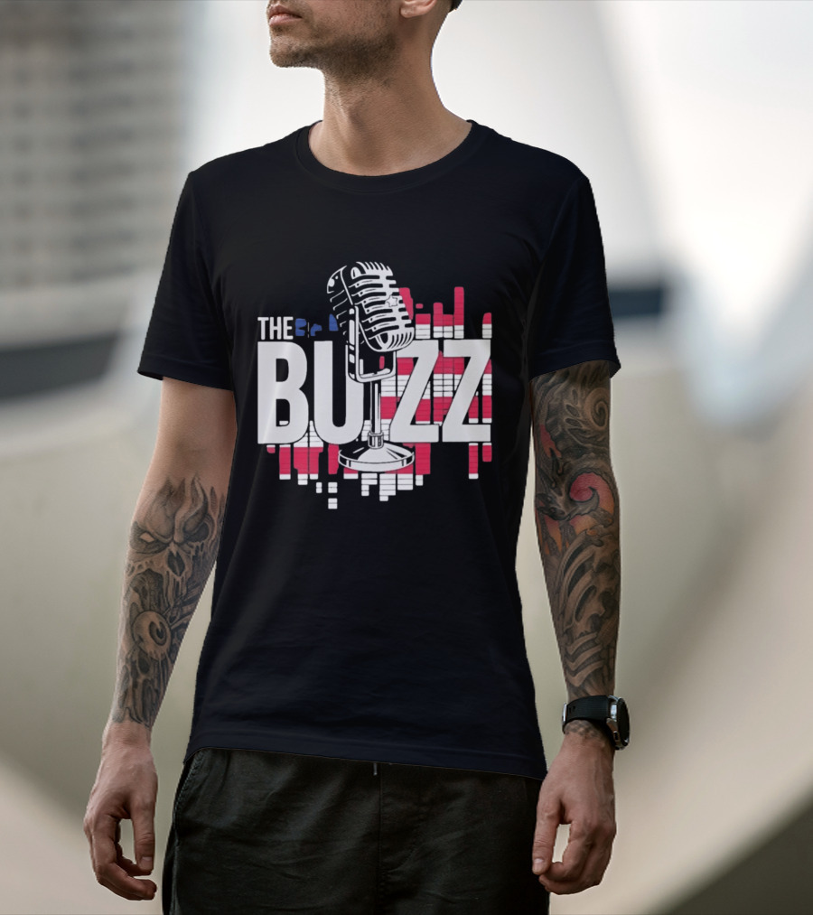 Podcast The Buzz Microphone T-Shirt