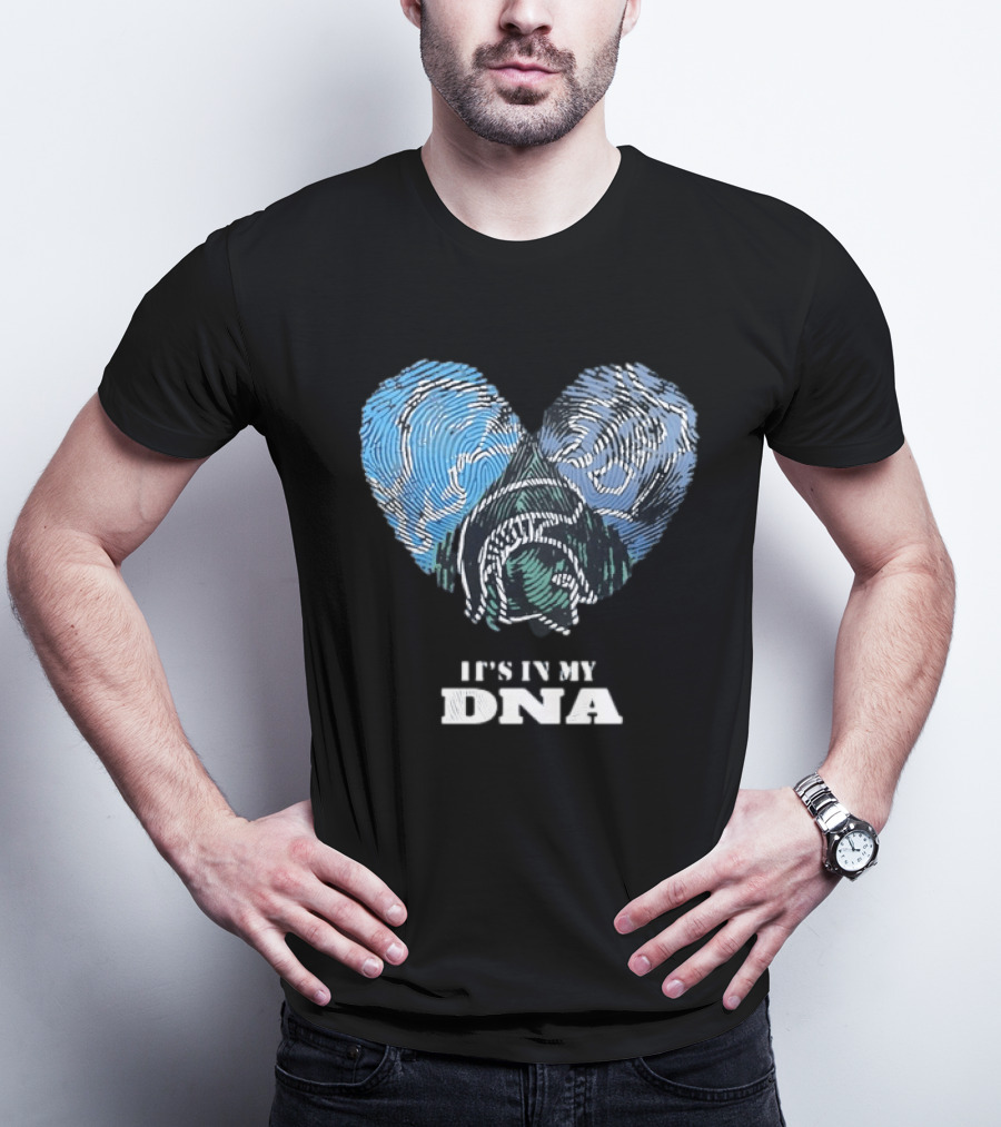 Heart Fingerprint Dog Breed Lover It's In My DNA T-Shirt
