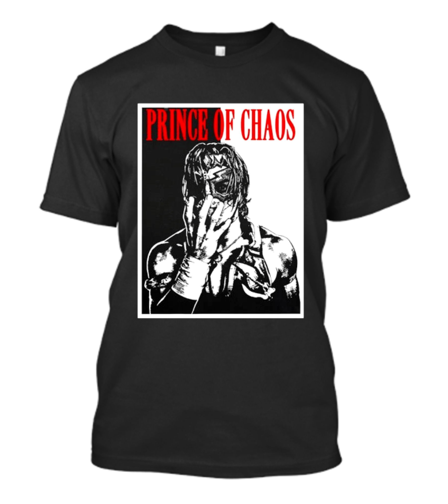 Shado Jr Prince Of Chaos Wrestling Lucha Libre Masked Wrestler T-Shirt