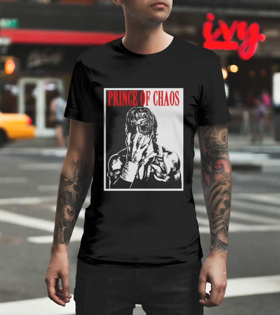 Shado Jr Prince Of Chaos Wrestling Lucha Libre Masked Wrestler T-Shirt