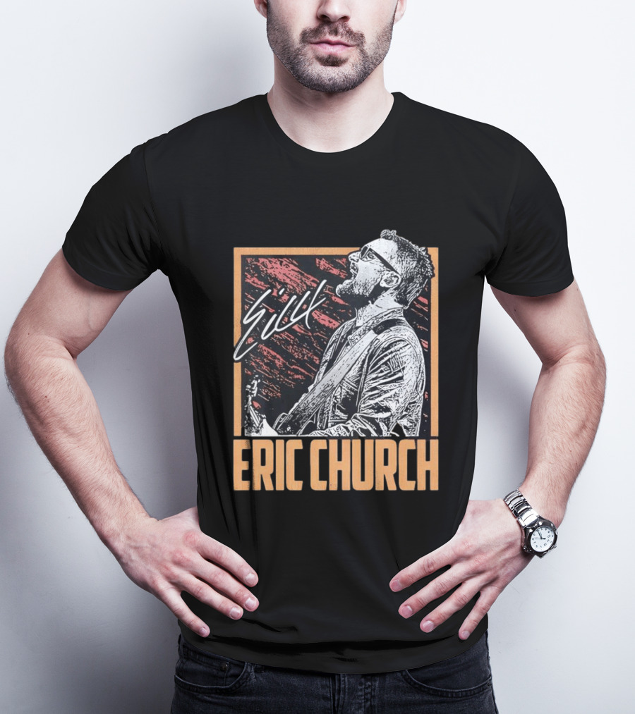 Sick Eric Church Live Singing Performance T-Shirt