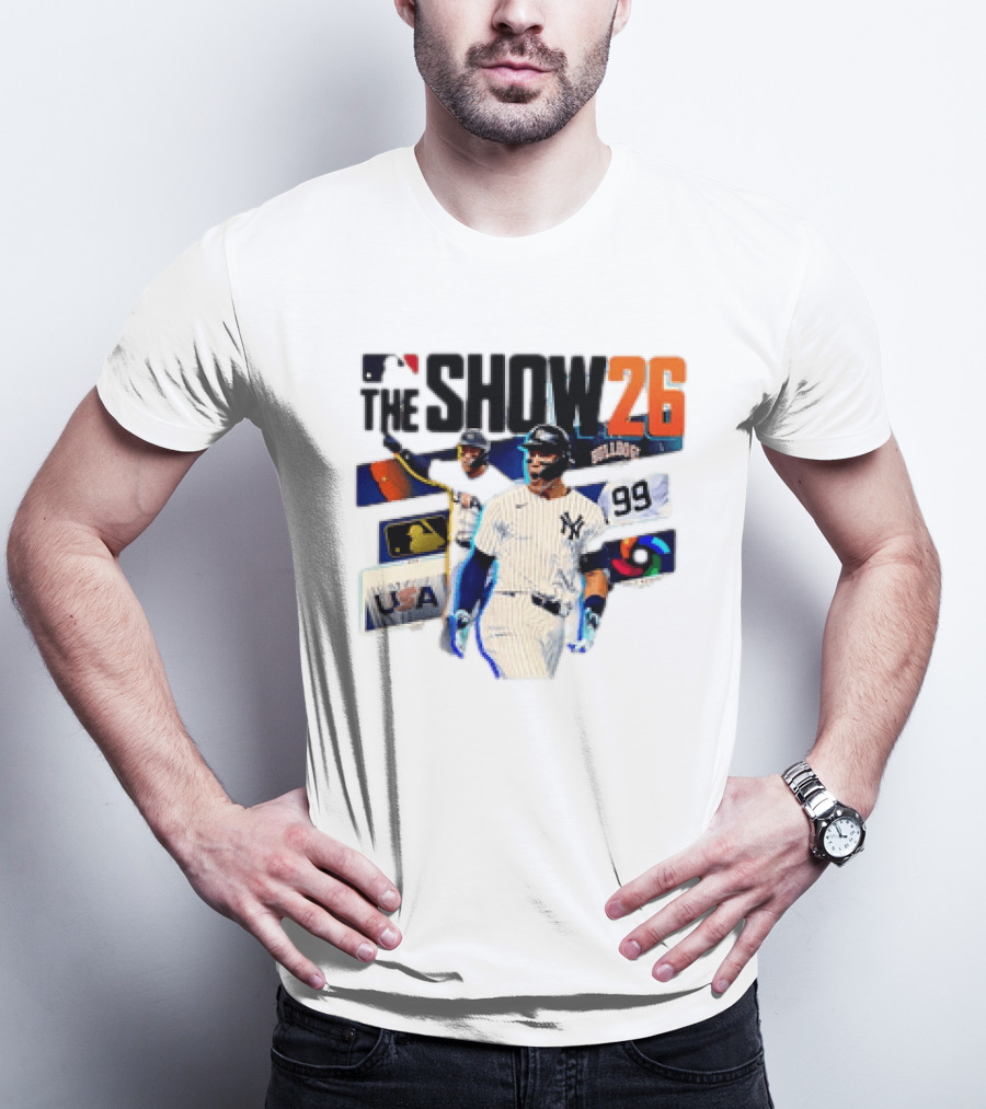 MLB The Show 26 Aaron Judge New York Yankees 99 USA T-Shirt