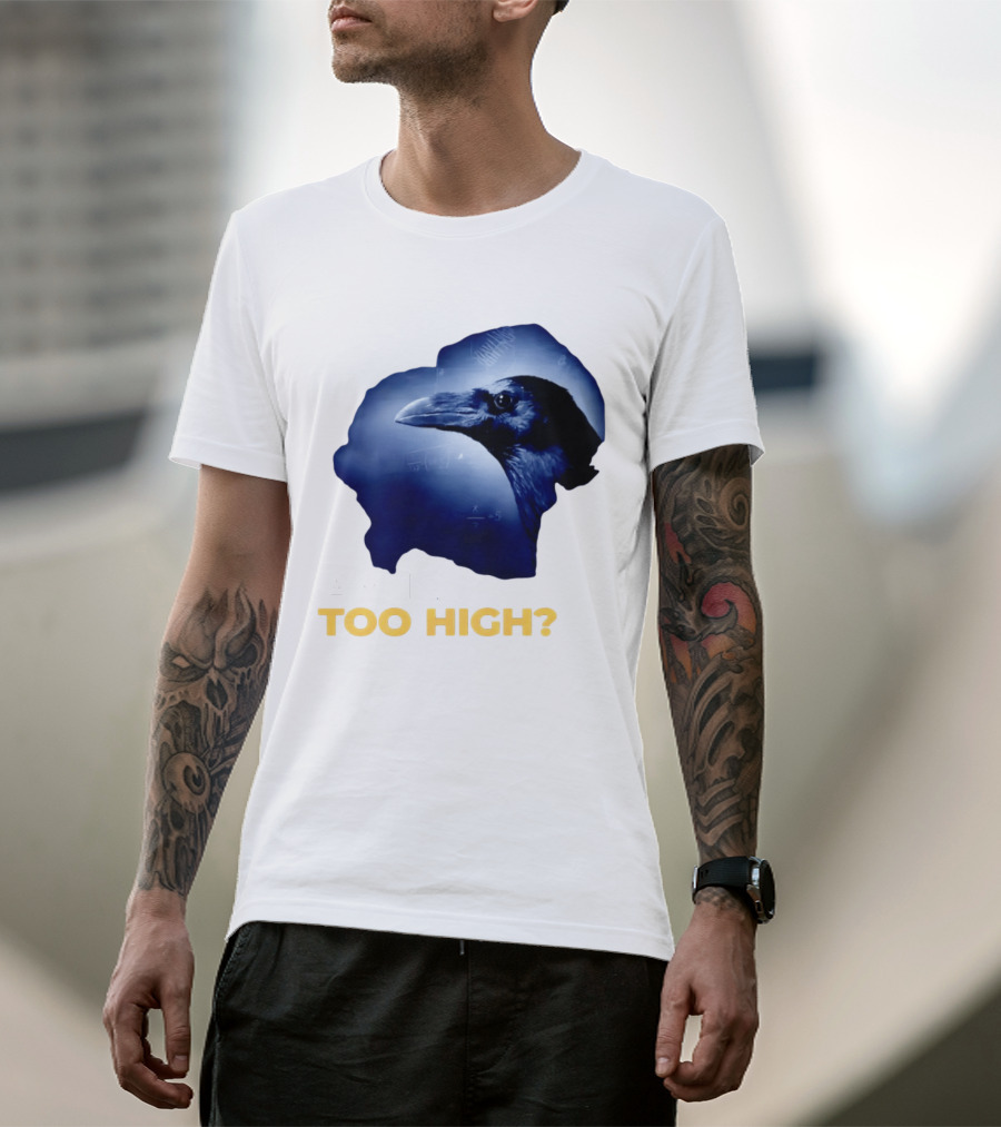 An IQ Too High Raven Sarcasm Meme T-Shirt