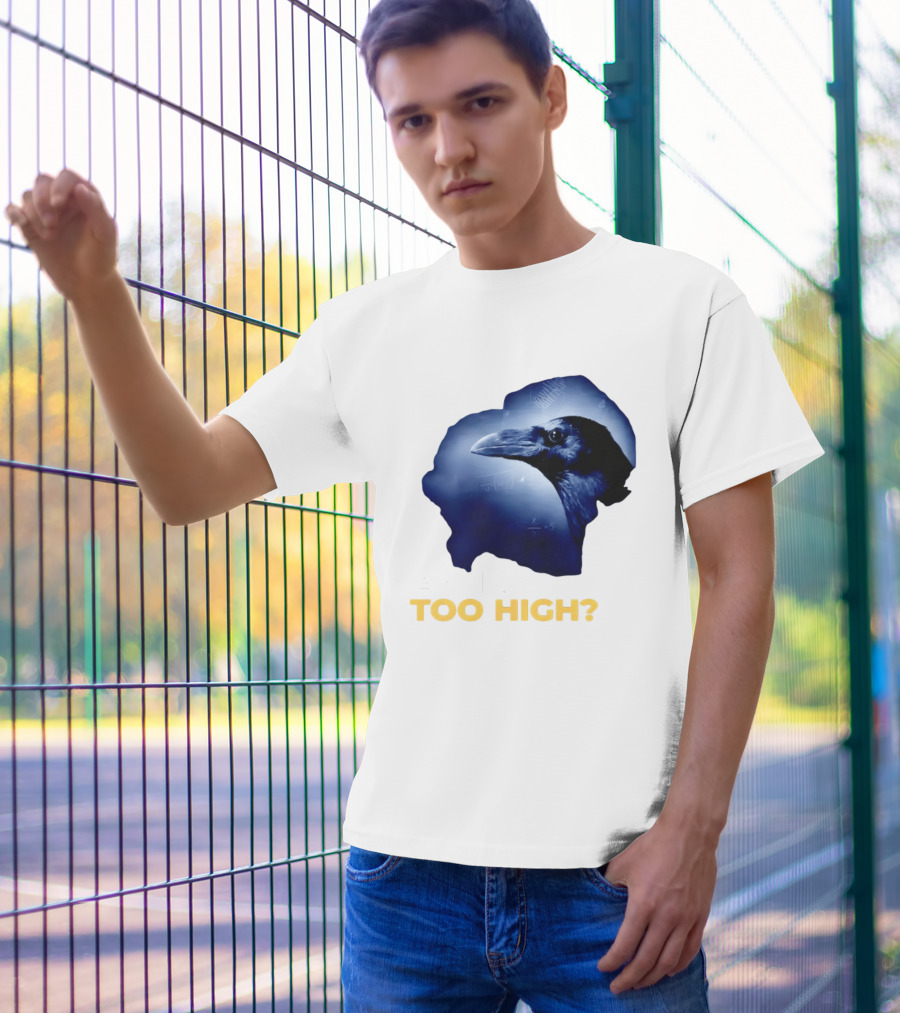 An IQ Too High Raven Sarcasm Meme T-Shirt