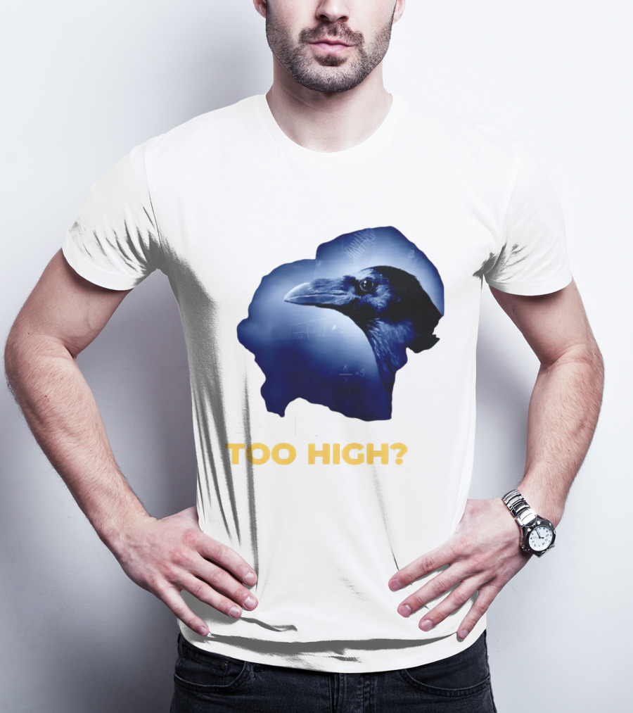 An IQ Too High Raven Sarcasm Meme T-Shirt