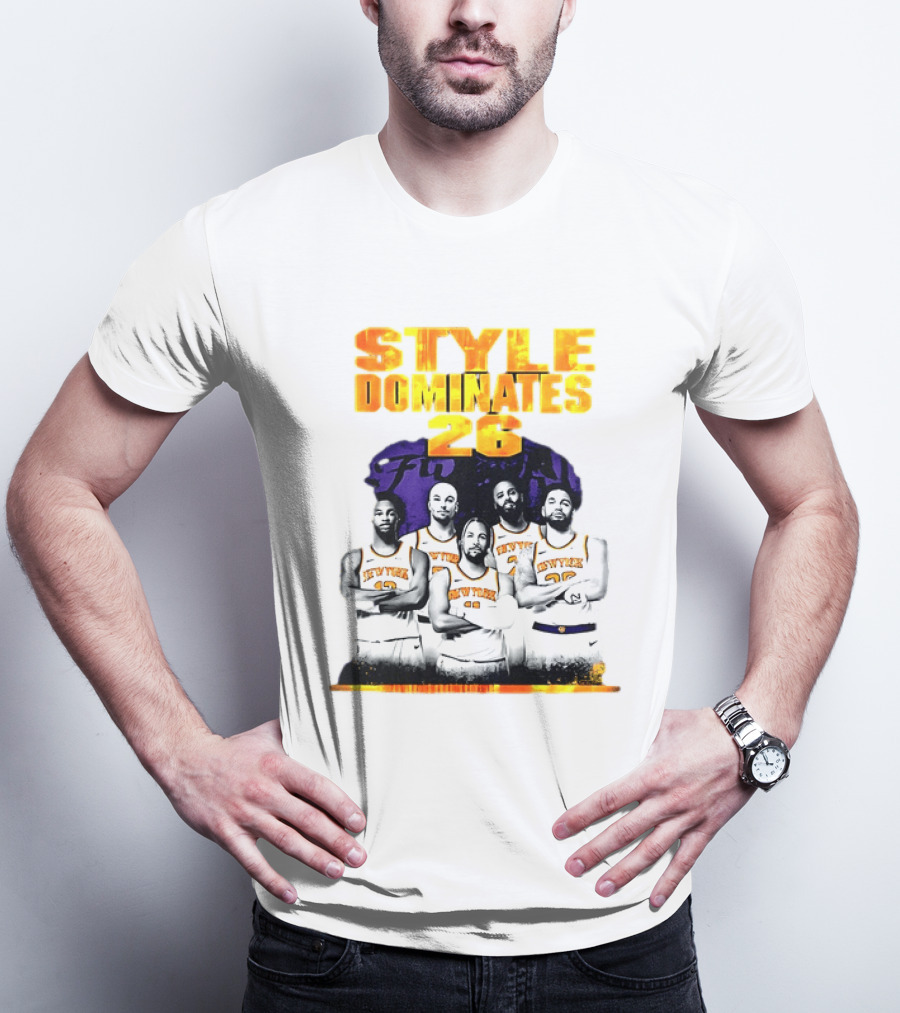 New York Knicks Basketball Style Dominates 26 T-Shirt