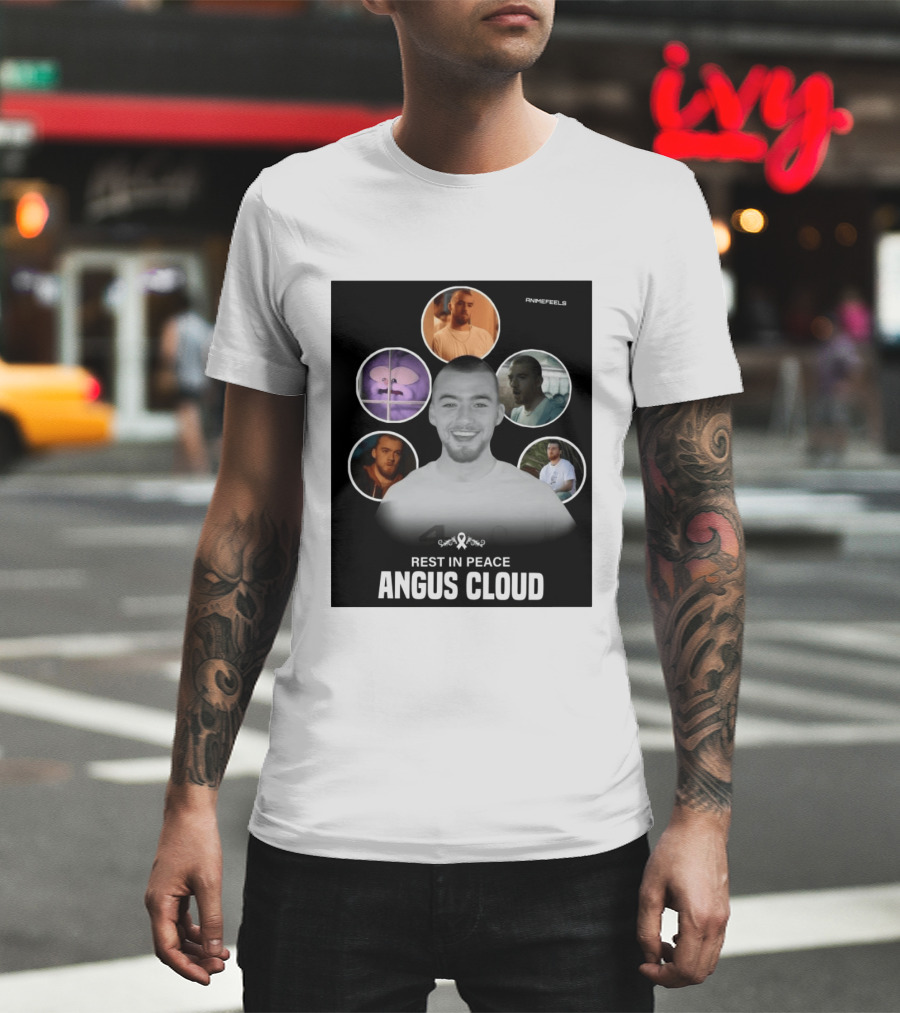 Angus Cloud Memorial Tribute AnimeFeels Rest In Peace T-Shirt