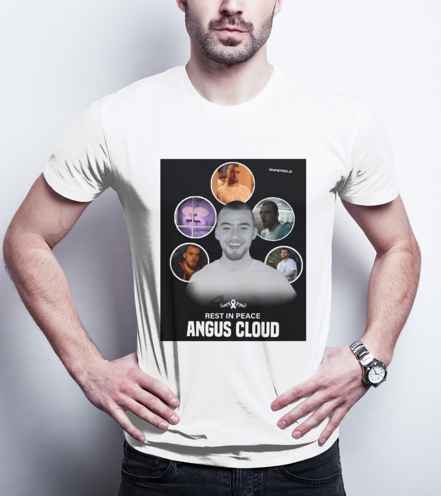 Angus Cloud Memorial Tribute AnimeFeels Rest In Peace T-Shirt