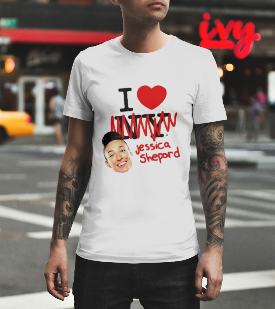 I Love NY Jessica Shepard Heartbeat T-Shirt