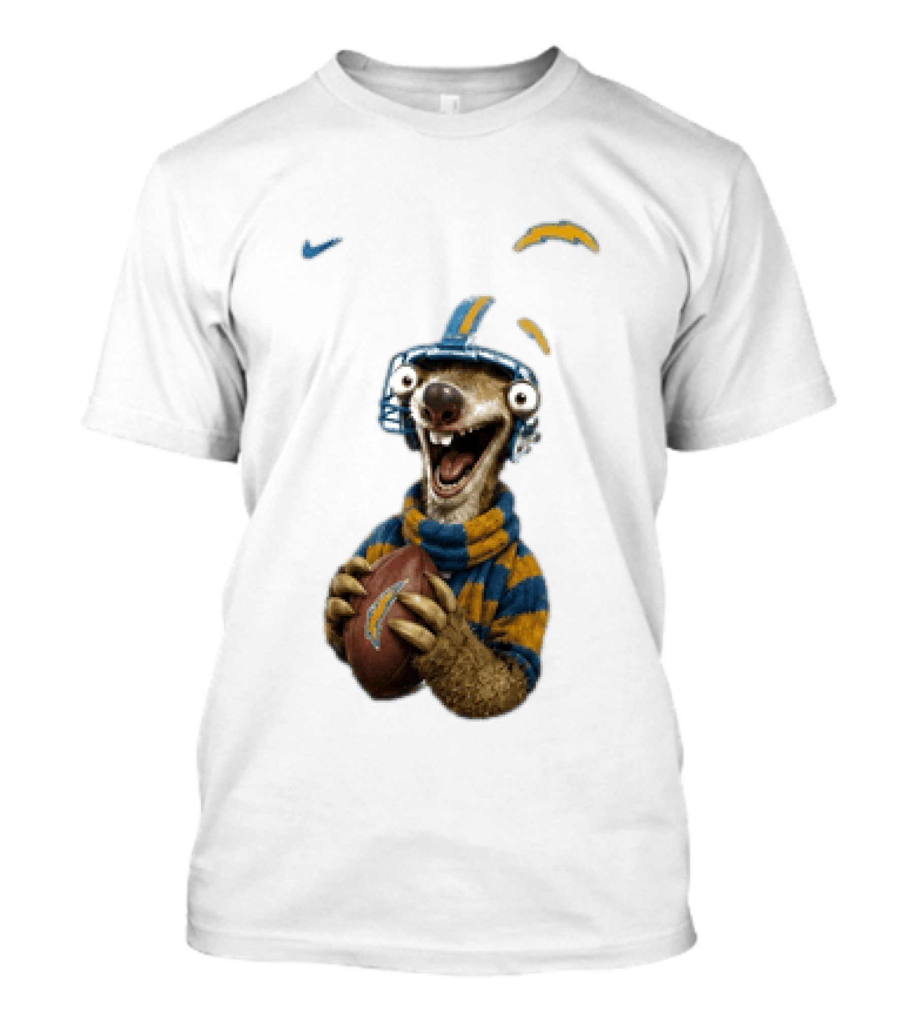 Sid Ice Age Los Angeles Chargers Football Fan Gear T-Shirt
