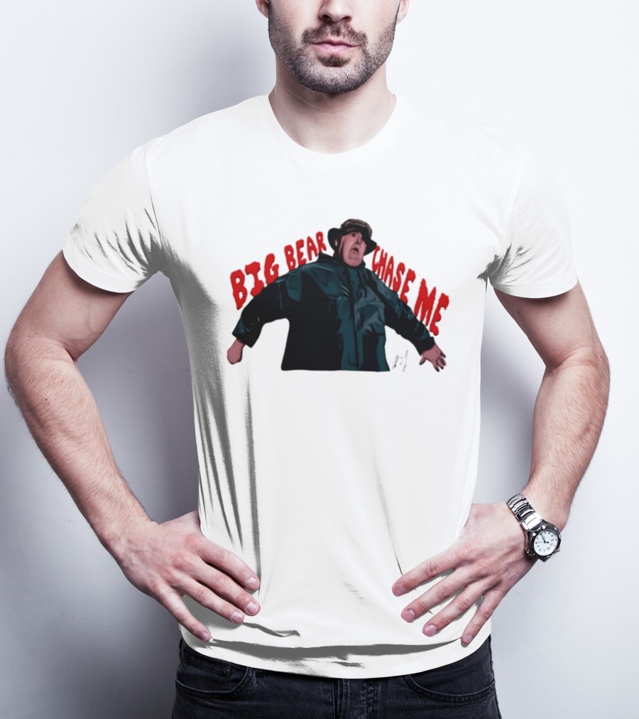 John Candy Big Bear Chase Me The Great Outdoors Movie Scene T-Shirt