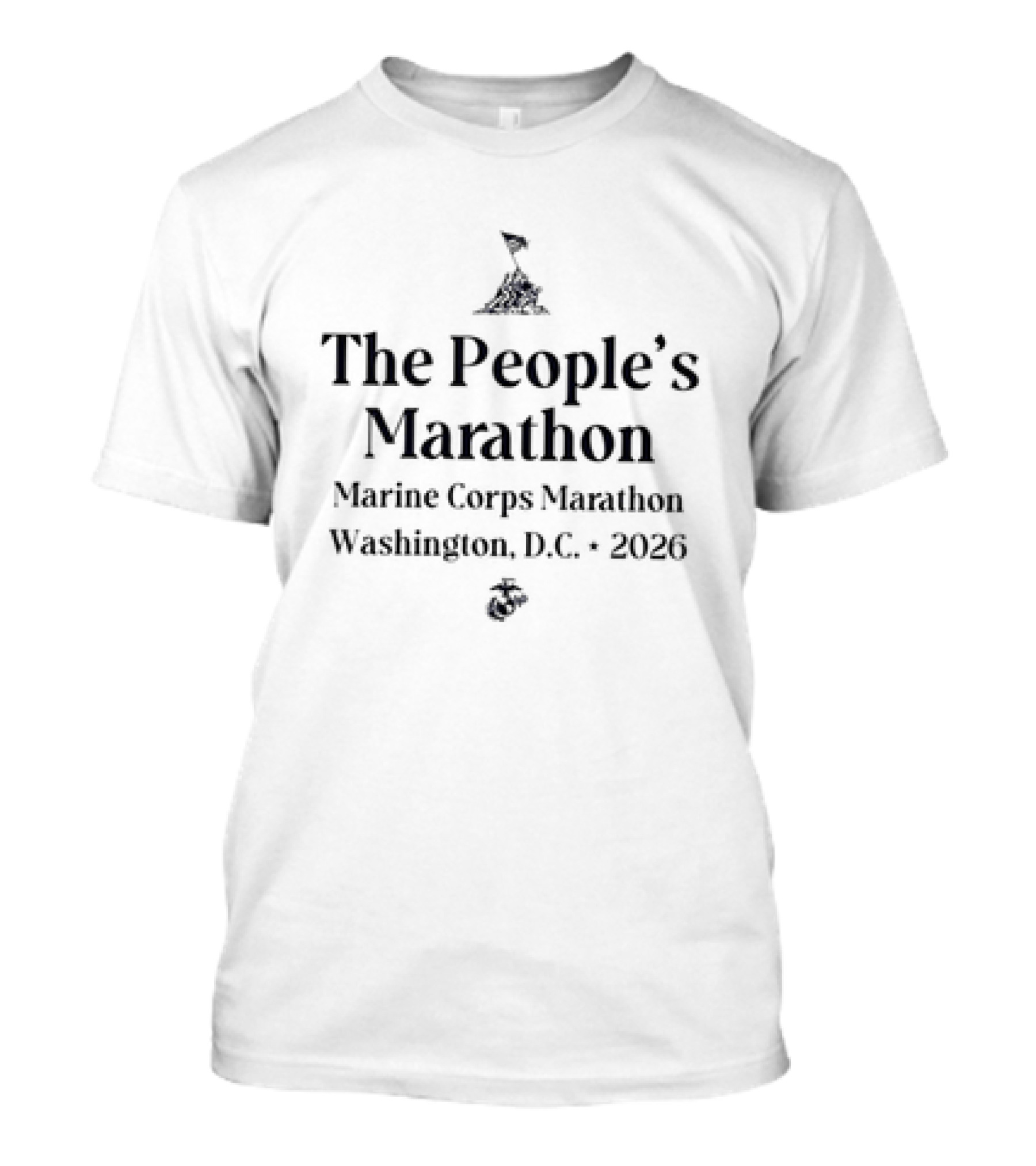 The People's Marathon Marine Corps Marathon Washington D.C. 2026 T-Shirt